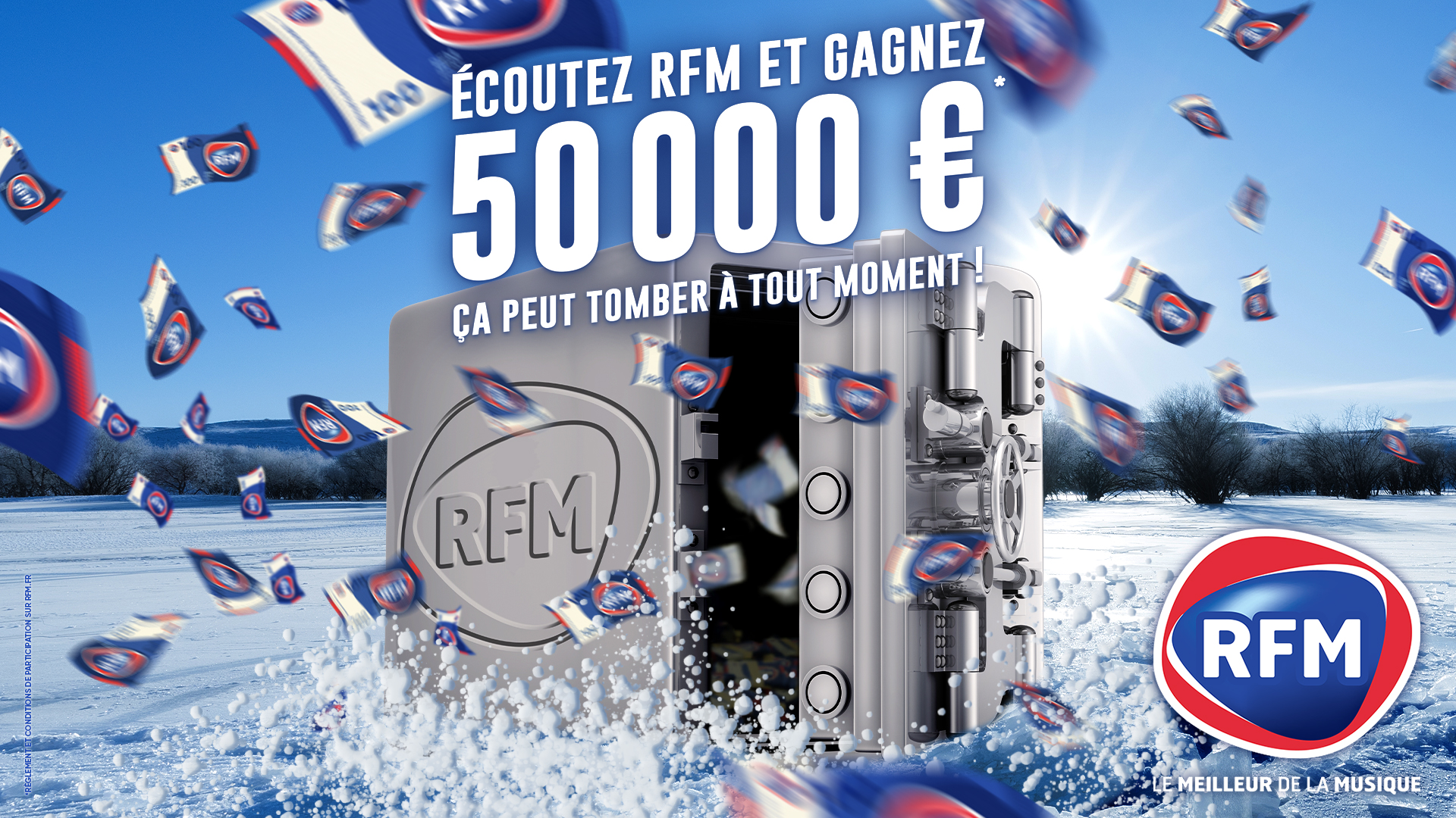 En janvier RFM vous offre 50 000 € CASH