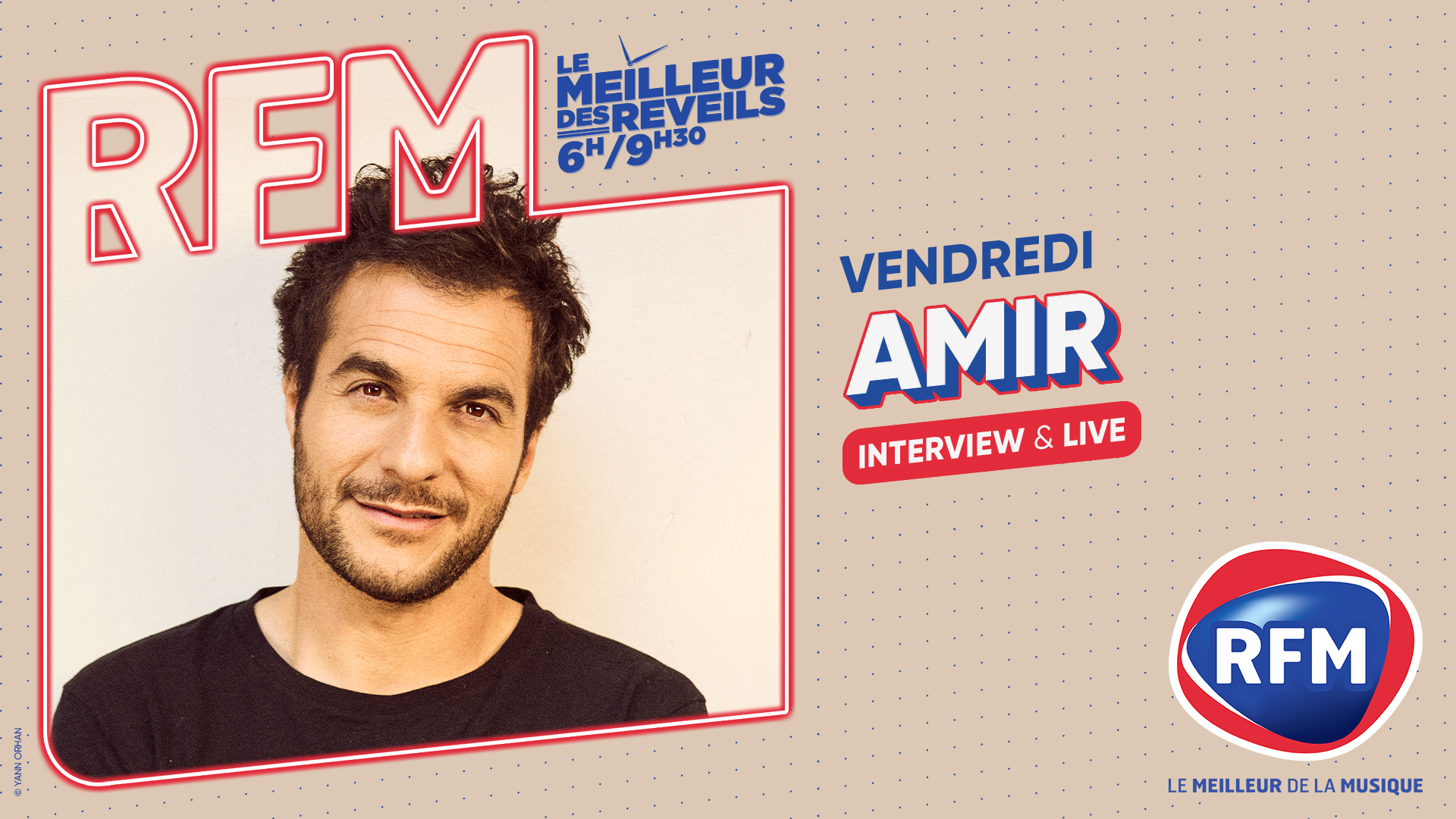 Amir est l'invité du Meilleur des Réveils vendredi 13 septembre