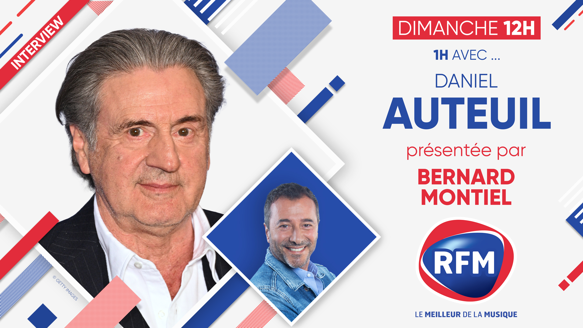 Daniel Auteuil est l'invité de Bernard Montiel dimanche 26 mars sur RFM