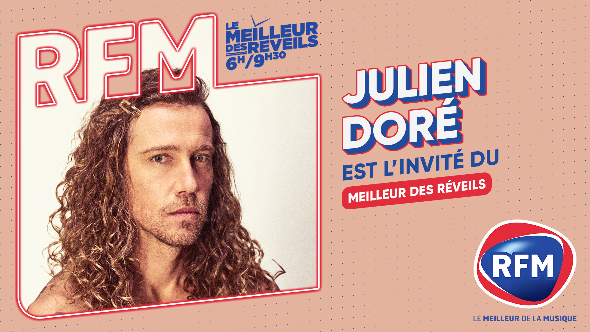 Julien Doré : invité du Meilleur des réveils vendredi 27/09