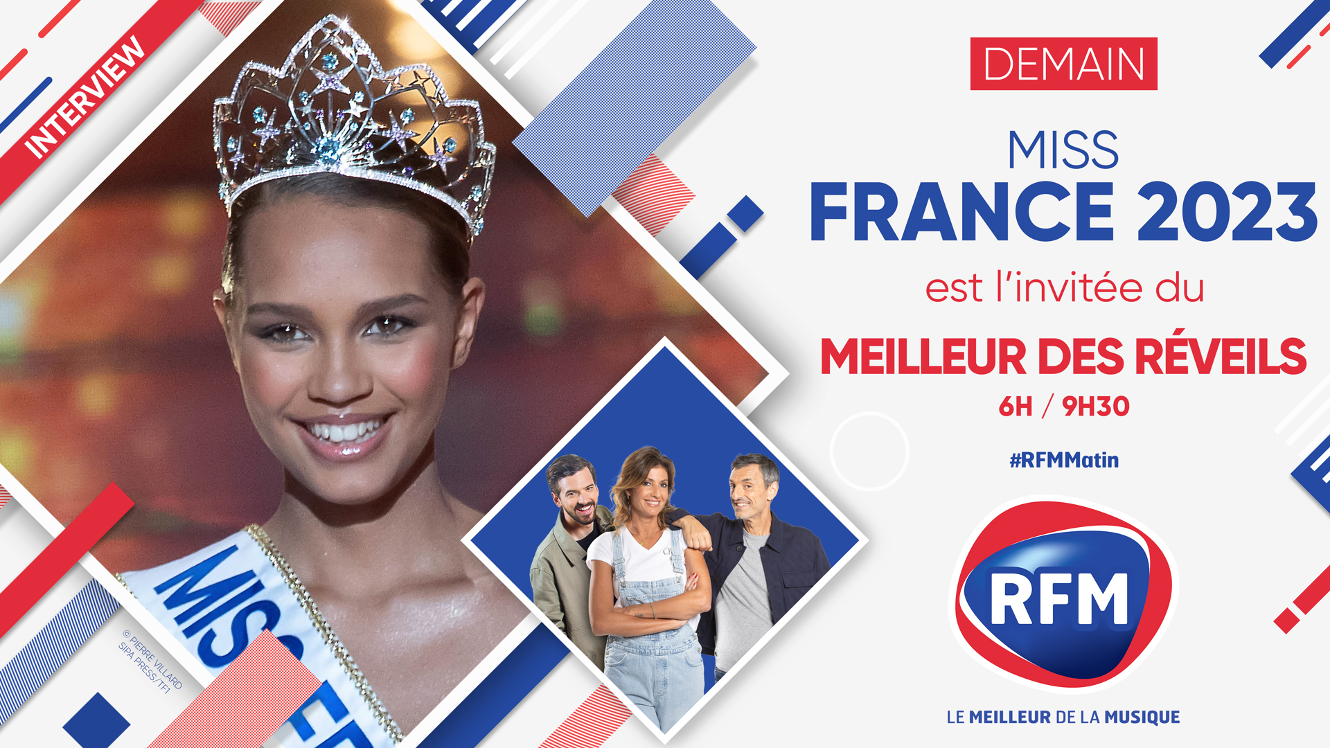 Lundi 19 décembre: Miss France est l'invitée du Meilleur des Réveils