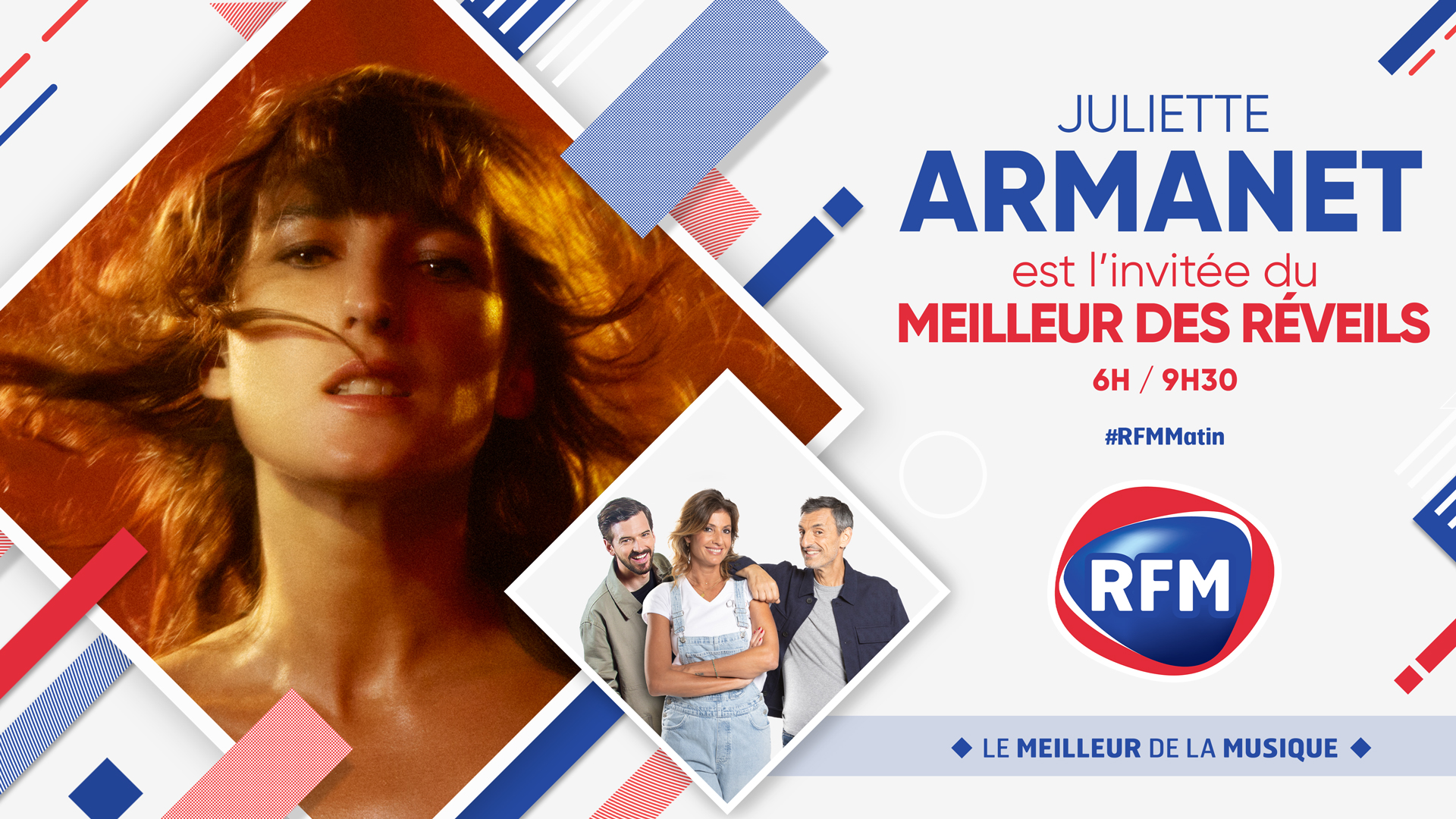 Mercredi 7 septembre: Juliette Armanet est l'invitée du Meilleur des Réveils