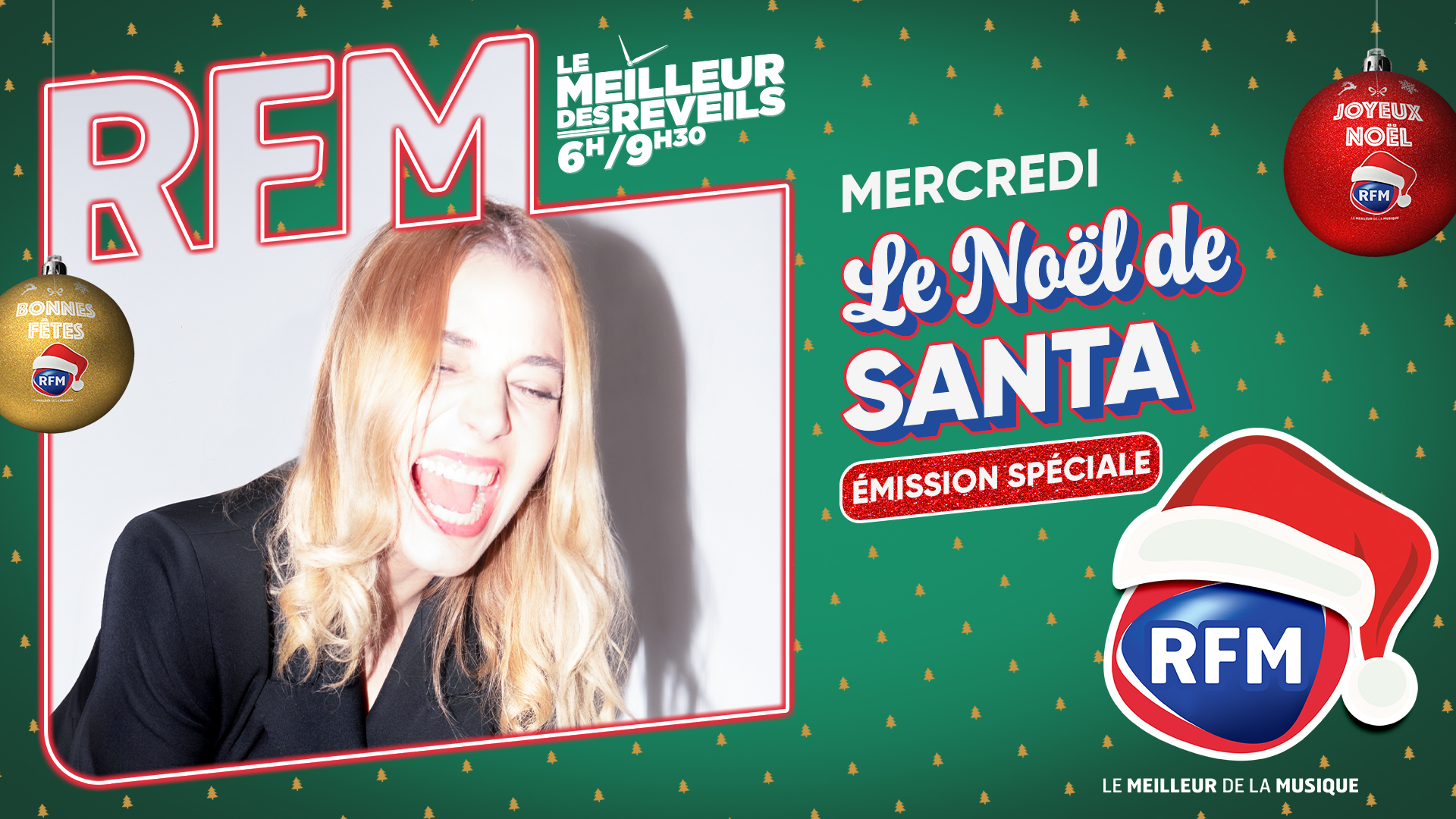 Santa : invitée du Meilleur des Réveils mercredi 20 décembre