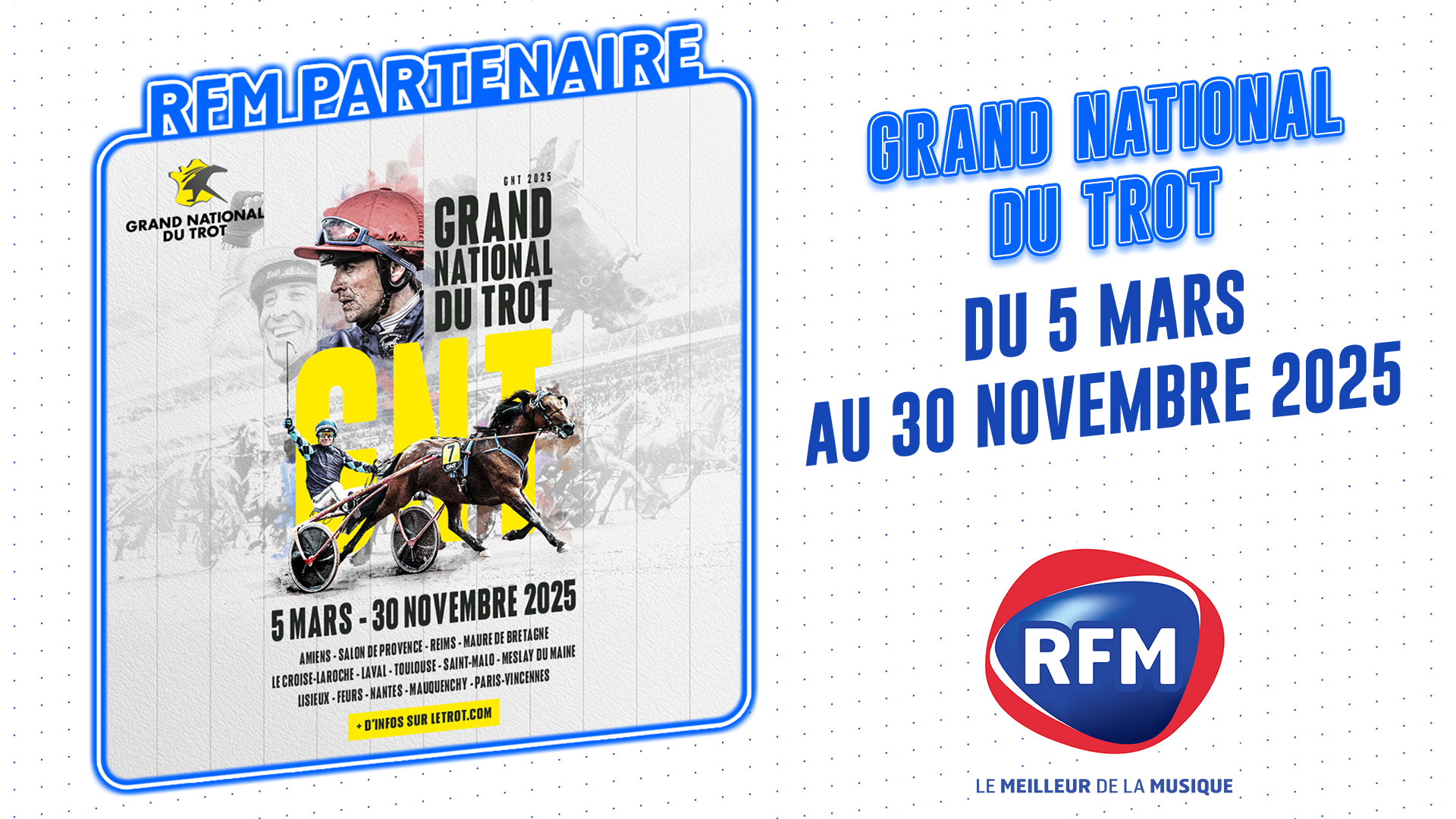 Grand National du Trot 2025, en partenariat avec RFM