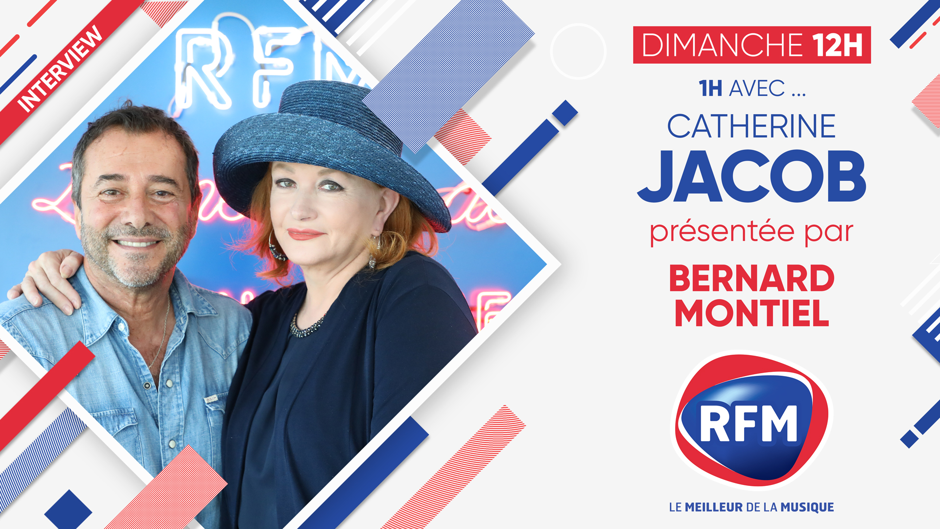 Dimanche 19 septembre : Catherine Jacob est l’invitée de Bernard Montiel