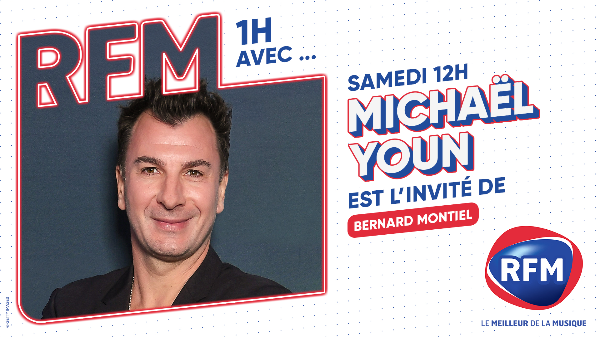 Michaël Youn est l'invité de Bernard Montiel samedi 5 avril sur RFM