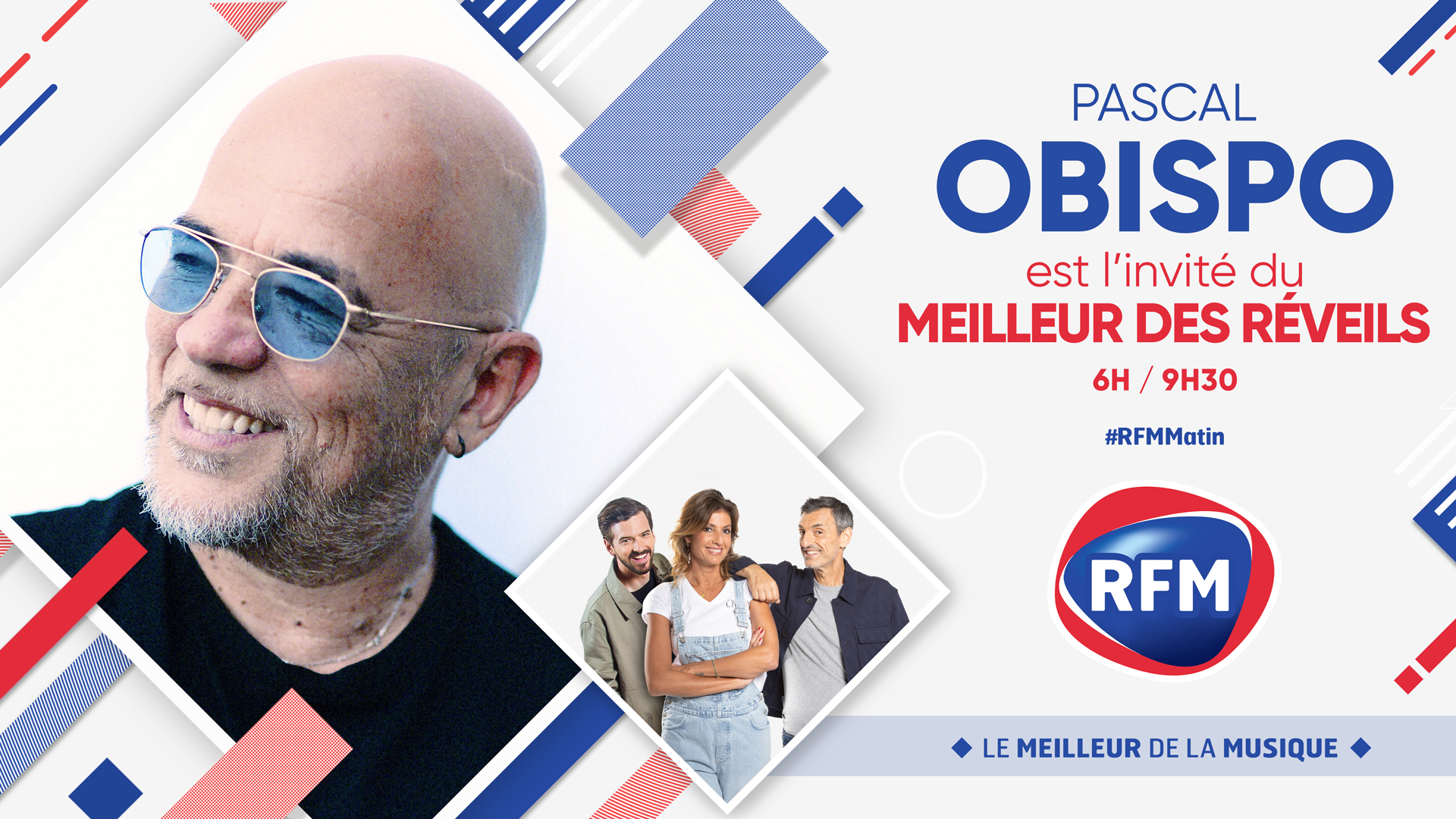 PASCAL OBISPO EST L'INVITÉ DU MEILLEUR DES RÉVEILS MERCREDI 29 MARS